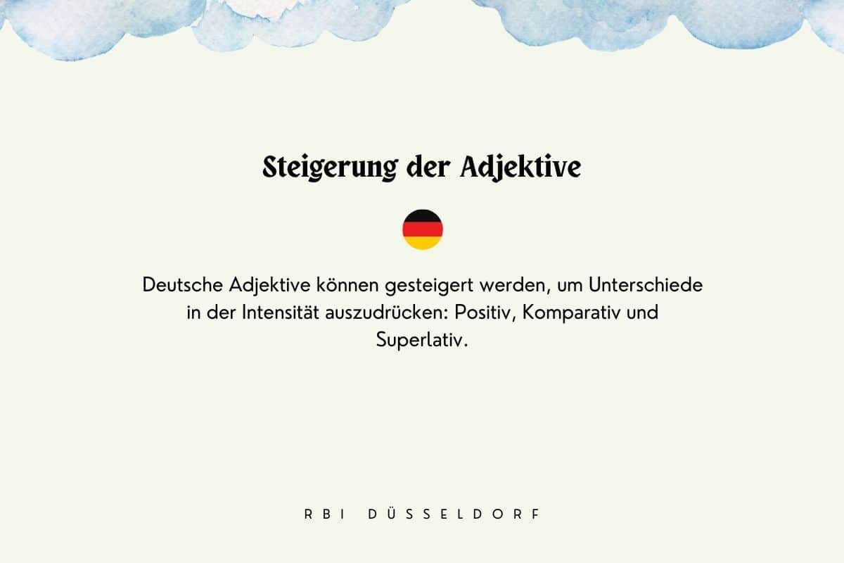 Deutsche Adjektive: Eine umfassende Erklärung - RBI Düsseldorf